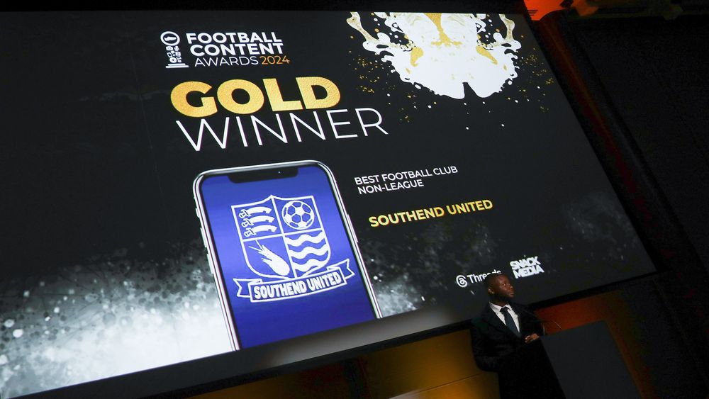 Club Wins Football Content Award | Southend United Football Club