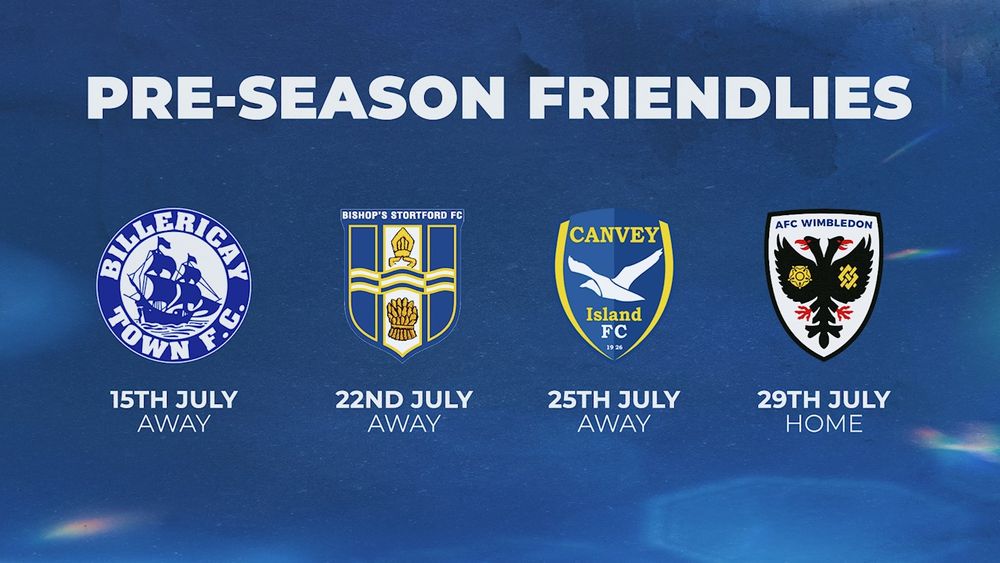 FIRST BATCH OF PRE-SEASON FRIENDLIES CONFIRMED | Southend United ...