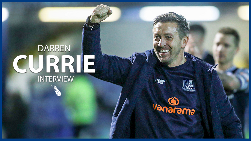 INTERVIEW: DARREN CURRIE | Southend United Football Club