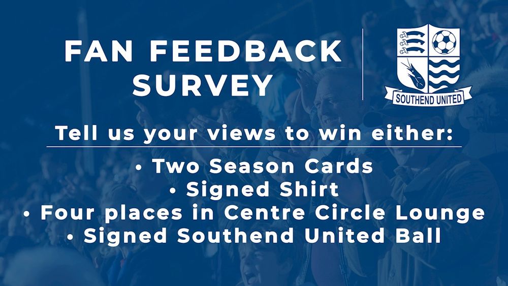 Supporter Feedback Survey - Winners Announced! | Southend United ...